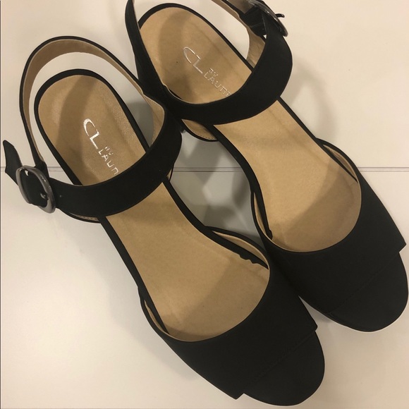 CL by Laundry | Shoes | Cl By Laundry Krystal Strap Sandals | Poshmark